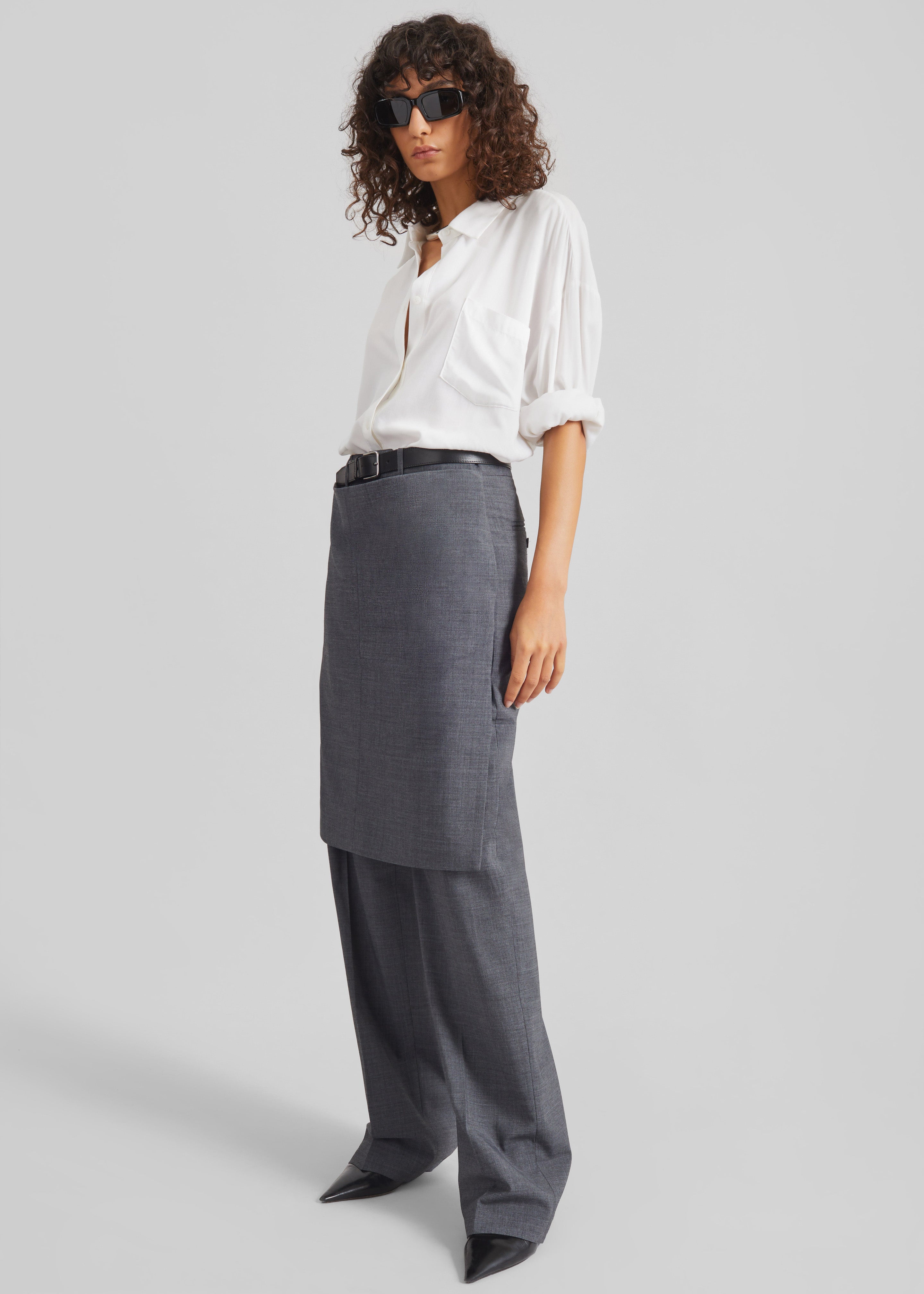 Bettter Hybrid Skirt Trouser - Grey – The Frankie Shop