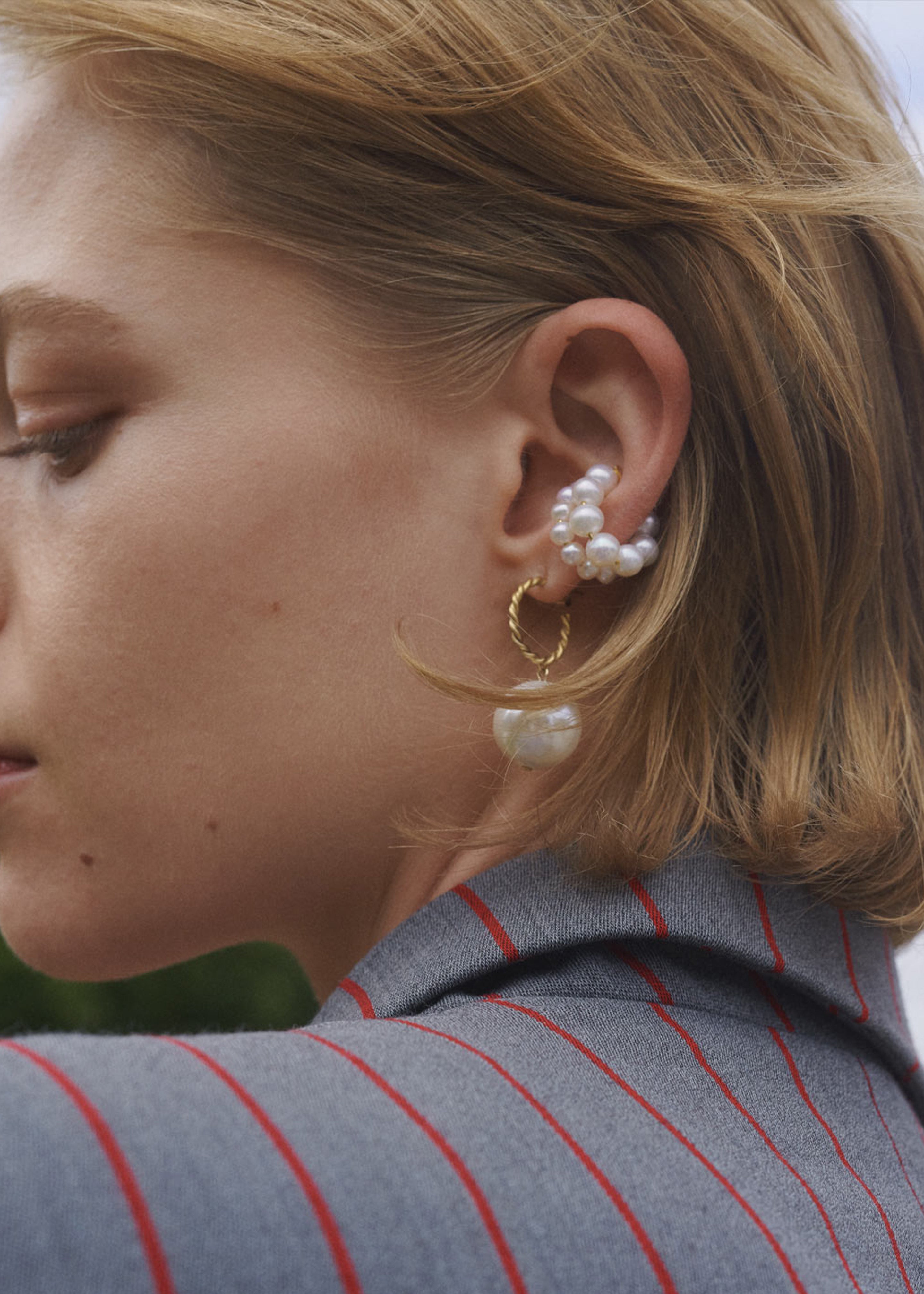 pearl earーcuff