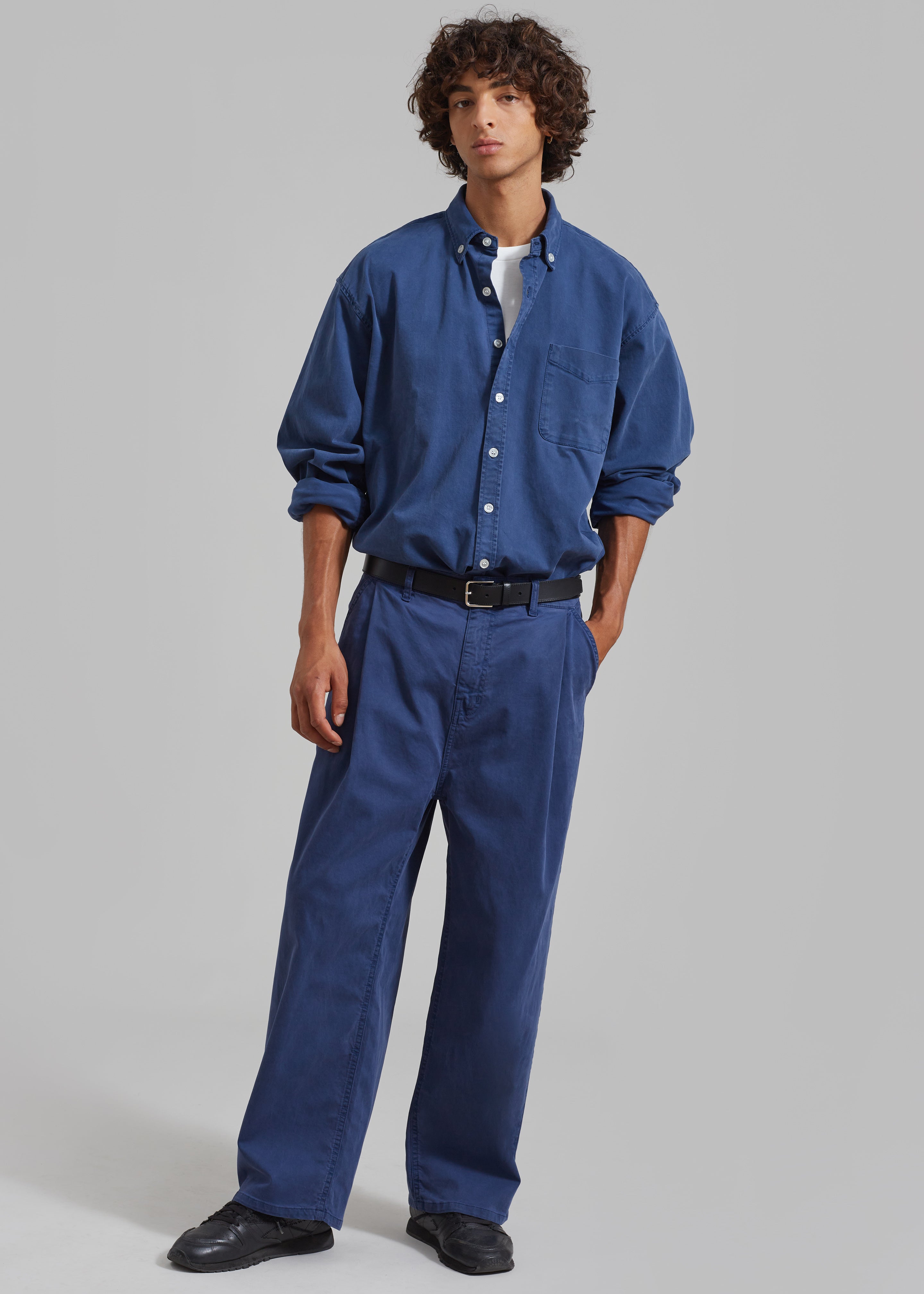 Drew Pants - Blue – The Frankie Shop