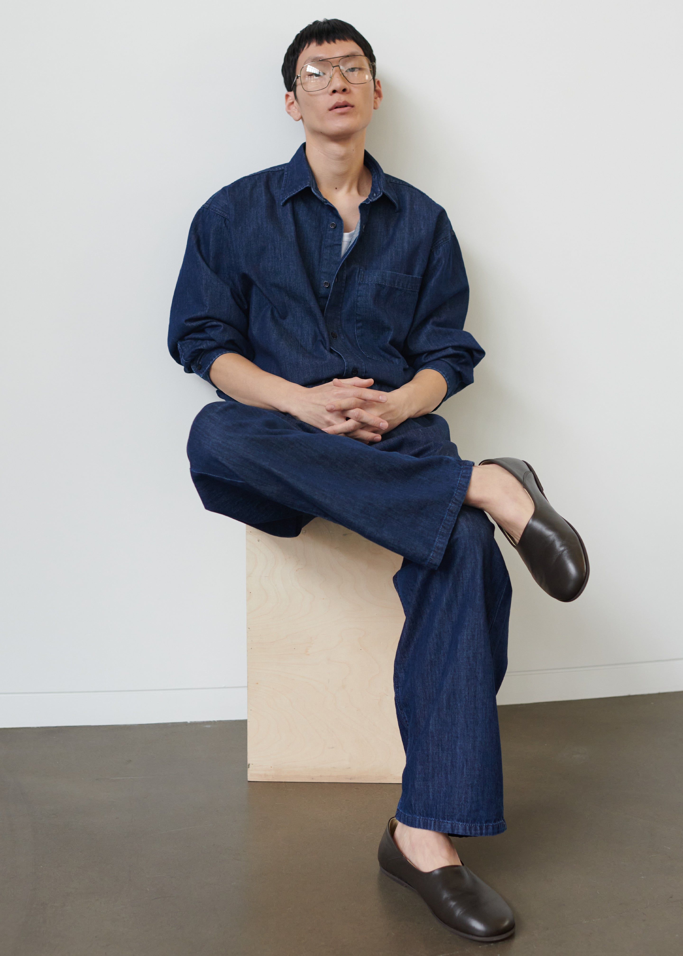 Tanner Denim Shirt - Raw Wash – The Frankie Shop