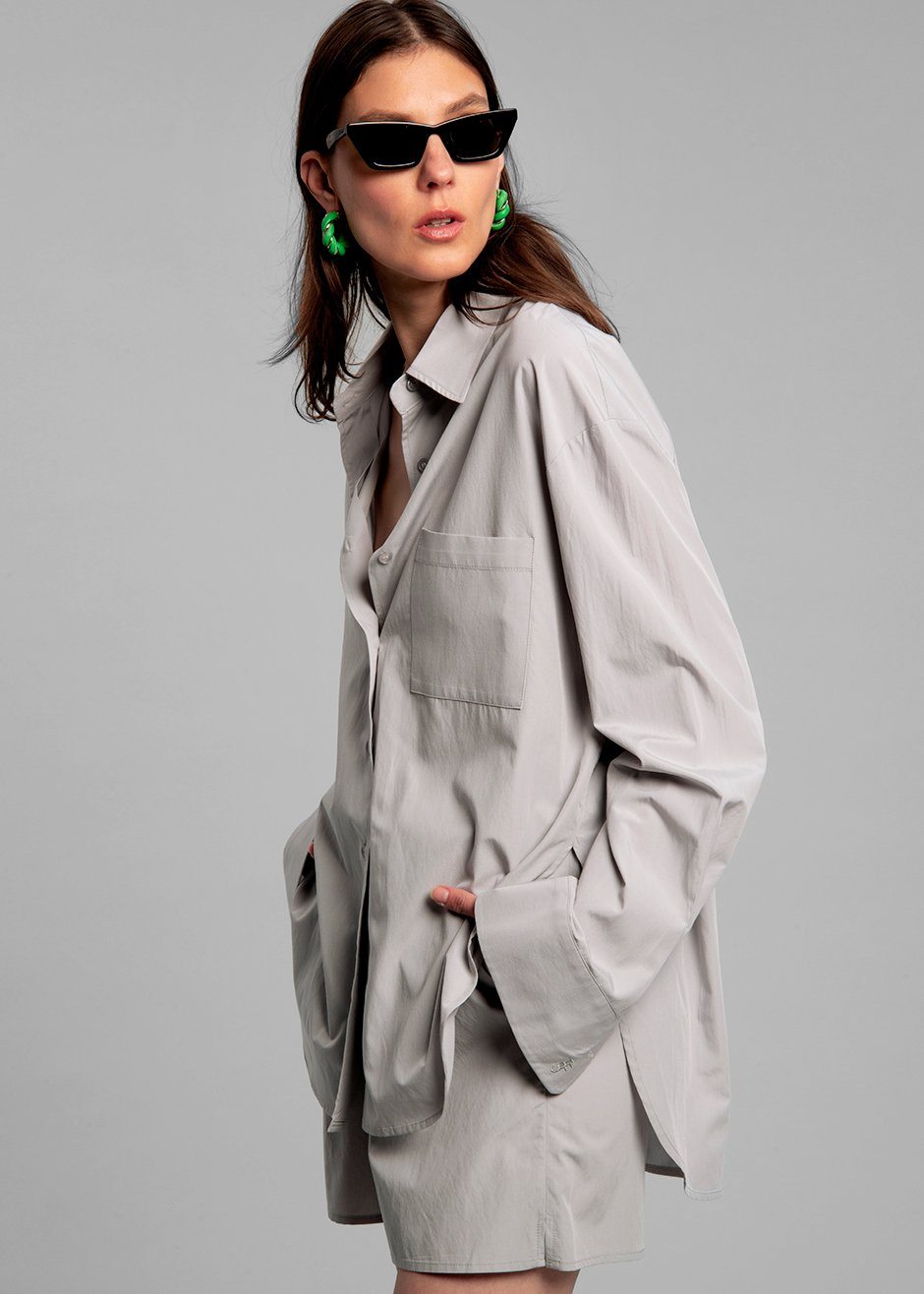 Lui Organic Cotton Shirt - Ice – The Frankie Shop